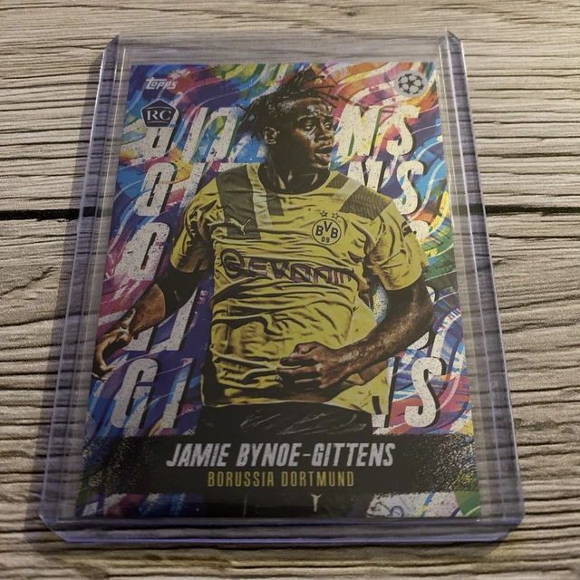 TOPPS JUDE BELLINGHAM set curato platino Jamie Bynoe-Gittens carta ...