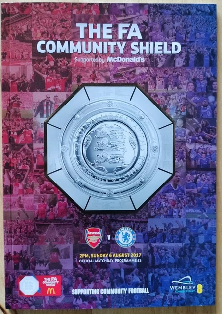 FA COMMUNITY SHIELD 2017 ARSENAL v CHELSEA £4.99 - PicClick UK