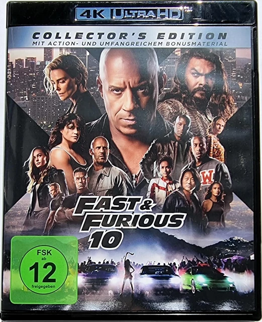 FAST AND FURIOUS 10 Fast X Collector's Edition [4K UHD Blu-ray 2023] Vin Diesel EUR 20,50 ...