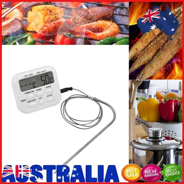 DIGITAL KITCHEN MEAT Cooking Food Probe Oven Electronic BBQ Thermometer ...
