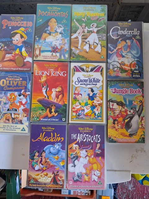 DISNEY VHS VIDEO Collection 23 Titles £5.45 - PicClick UK