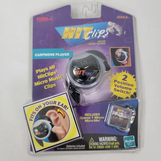 HIT CLIPS EARPHONE Player Micro Music System NSYNC POP gray black New ...