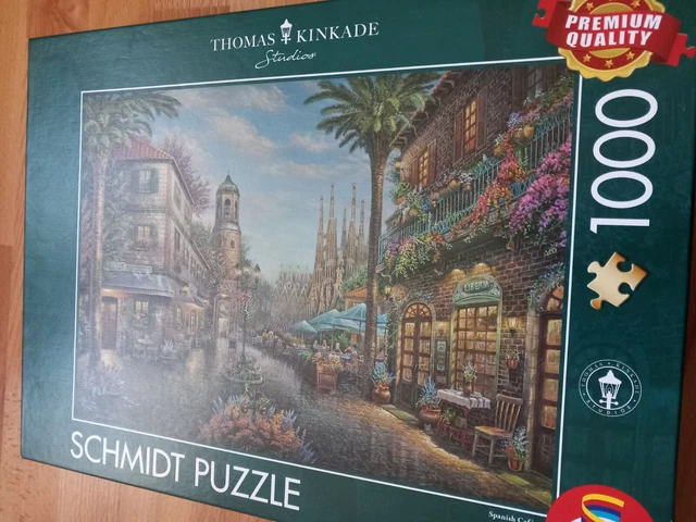 PUZZLE 1000 TEILE Thomas Kinkade Spanish Cafe EUR 4,05 - PicClick DE