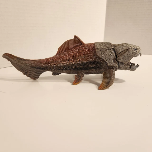 SCHLEICH DUNKLEOSTEUS PREHISTORIC Ancient Fish Dinosaur Armor Realistic ...