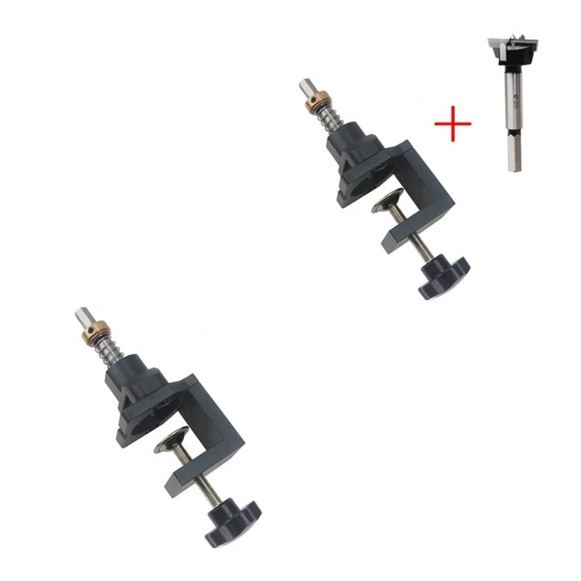 DRILLING GUIDE HOLE Punch Locator Kit for Frame Cabinet Cupboard Door ...