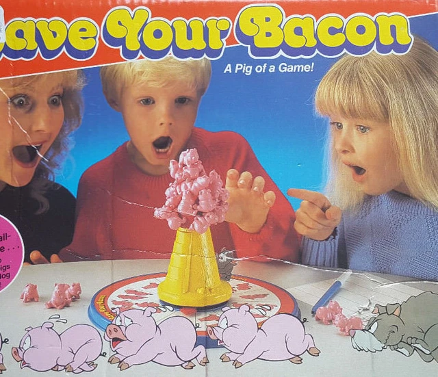 SAVE YOUR BACON - Board Game - Peter Pan Playthings Spares £1.25 ...