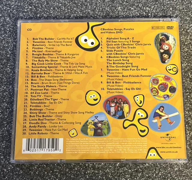 MY CBEEBIES ALBUM CD and DVD. Various Artists. UK Seller. Rare C ...