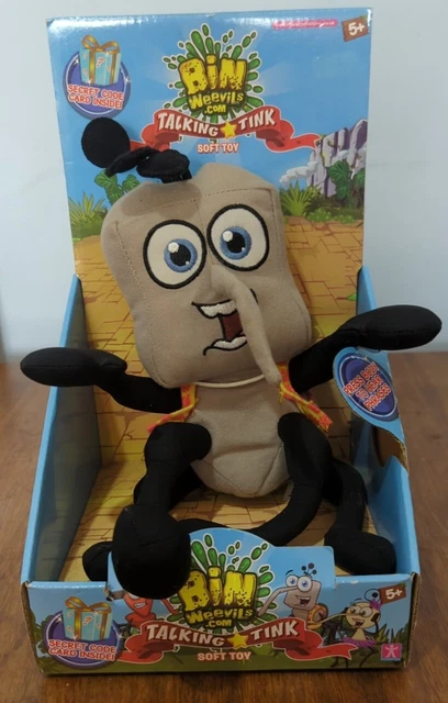 TINK BIN WEEVILS Talking Soft Plush Toy Collectable £10.00 - PicClick UK