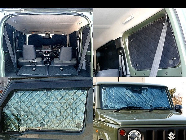 SUZUKI JIMNY JB64W Jimny Sierra JB74W Sunshade 6P set UV cut £150.30 - PicClick UK