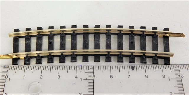 JOUEF UN RAILS 1/2 Courbe Rails Maillechort 14 Travers - R 385 - Ref 4872 Ho EUR 4,00 - PicClick FR