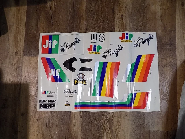 VINTAGE MRP JIF Mr. Pringles Hydroplane boat decal sheet NEW!! VERY ...