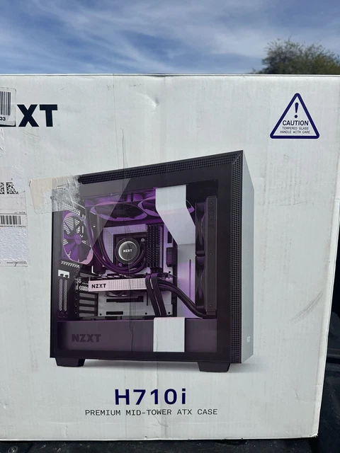NZXT H710I - ATX Mid Tower PC Gaming Case-CA-H710I-BR-white&black $144. ...