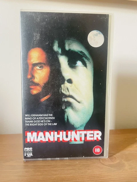 MANHUNTER CBS FOX VIDEO VHS TAPE horror rare collectors item 1990 ...