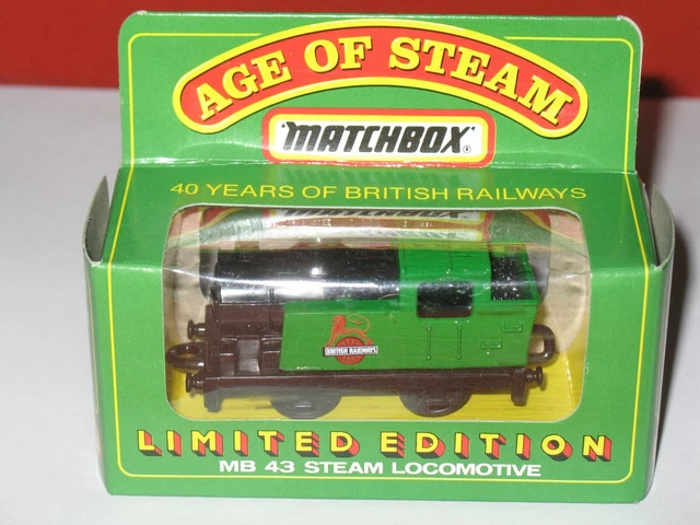 MATCHBOX 0-4-0 STEAM Locomotive “British Railways” Mb 43C-08 (Mib) £5. ...