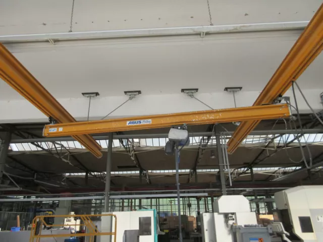 ABUS EHB PORTALKRAN Kranhimmel Kran Kettenzug Kranbahn Hallenkran 250KG ...