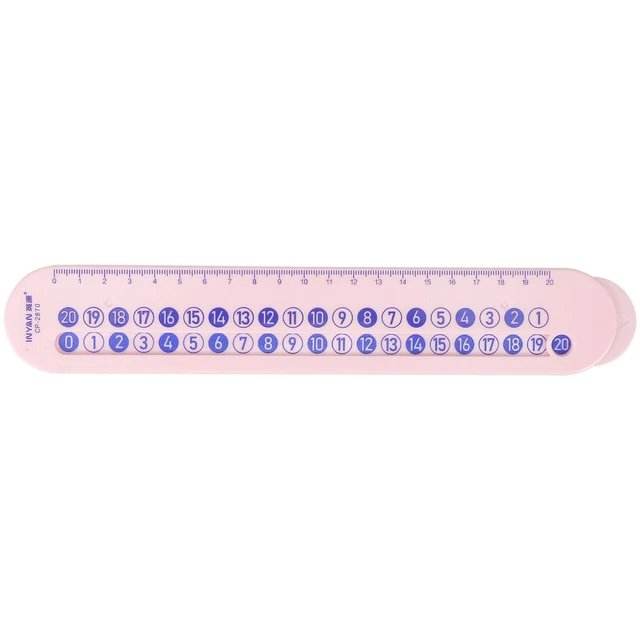 MATH LEARNING RULER Number Matching Ruler Addition Subtraction Ruler ...