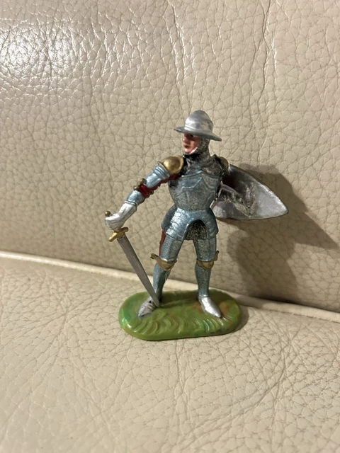 ELASTOLIN 7 CM Chevalier épée vers le bas & bouclier écu 52002 7282 ...