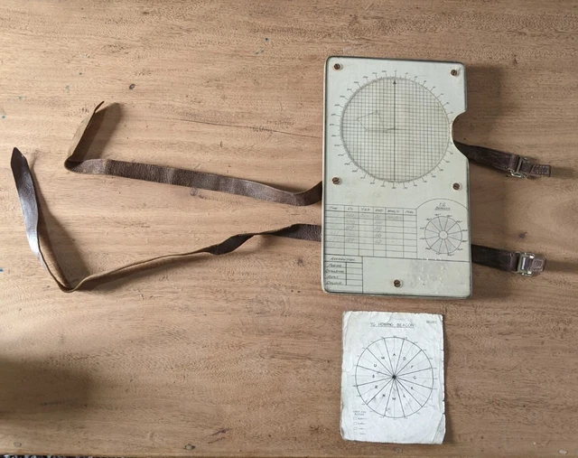 WW2 FIGHTER PILOTS Knee Board Navigation Aid 1944 £120.00 - PicClick UK