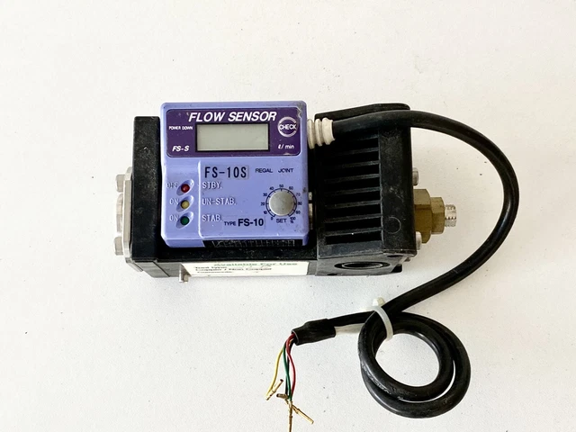 REGAL JOINT FS-10S Digital 24VDC Flow Sensor Switch Manifold FS-10 FS-S £59.54 - PicClick UK