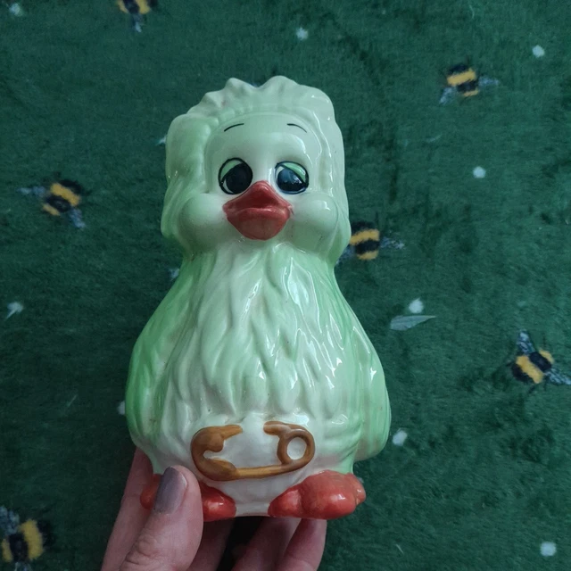 RARE VINTAGE KEITH Harris Orville Duck Money Box Piggy Bank + Stopper £ ...