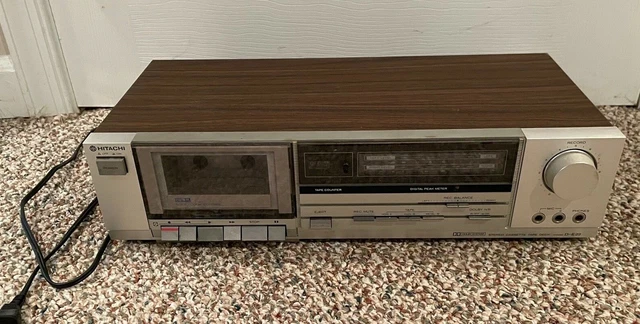 VINTAGE HITACHI STEREO Cassette Tape Deck Model D-E22 - For REPAIR ...