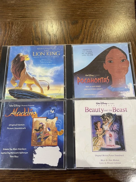 WALT DISNEY CD bundle - Beauty and the Beast + Lion King, Pocahontas ...