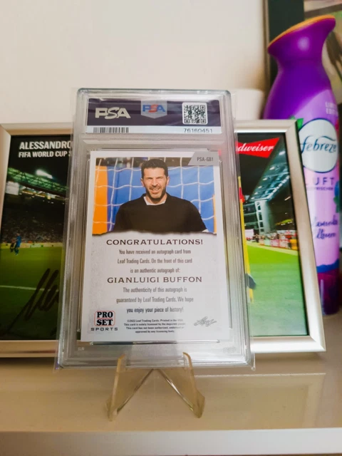 2022 LEAF PRO Set Sports Gianluigi Buffon Autograph PGS 9 Signatures ...