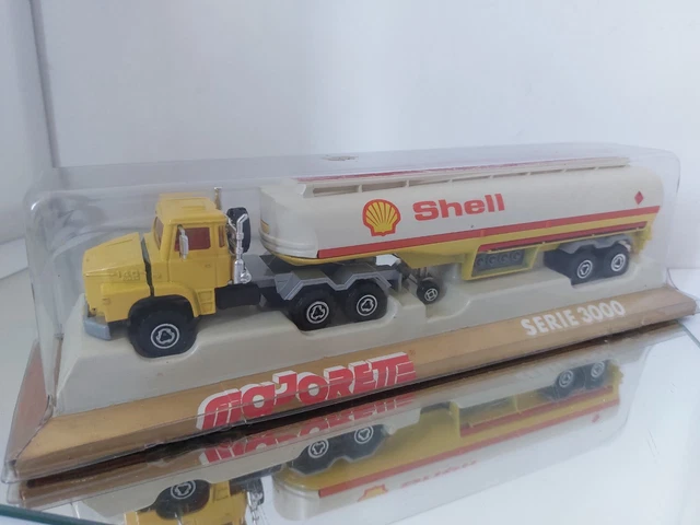 MAJORETTE SCANIA SHELL Gas Tanker Truck série 3000 en boîte EUR 89,99 ...