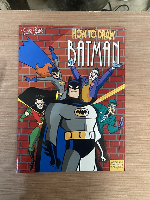 HOW TO DRAW Batman And Batman The Animated Series Stationary Set Mint £ ...