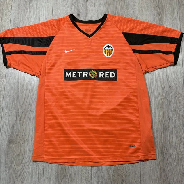 VINTAGE NIKE VALENCIA 2001/02 Valencia XL Youth Away Football Shirt £16 ...