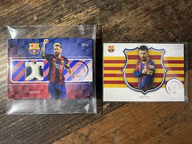 2024-25 TOPPS BARCELONA 125Th Lionel Messi Camp Nou Goal Net Relic /125 ...