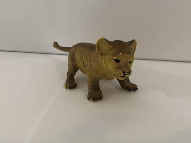 LION CUB AAA ELC Solid Animal Toy - 10cm Vintage 1990s Early Learning ...