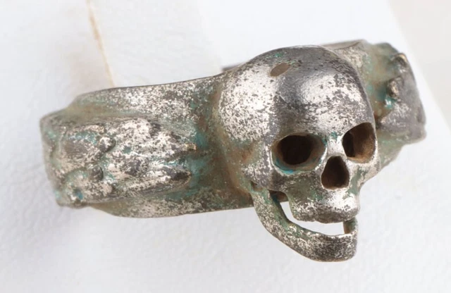 SKULL OAK WWII ww2 Ring WWI ww1 Special FORCE Shock TROOPs Assault ...