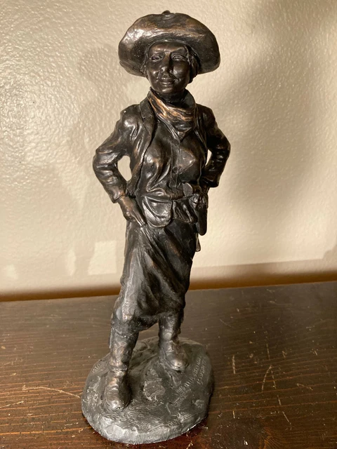 OLD WEST CHARACTER "The Muleskinner's Daughter" Sculpture by Terrance ...