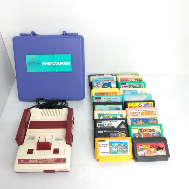 NINTENDO FAMILY COMPUTER Famicom Storage bundle with Japanese console ...