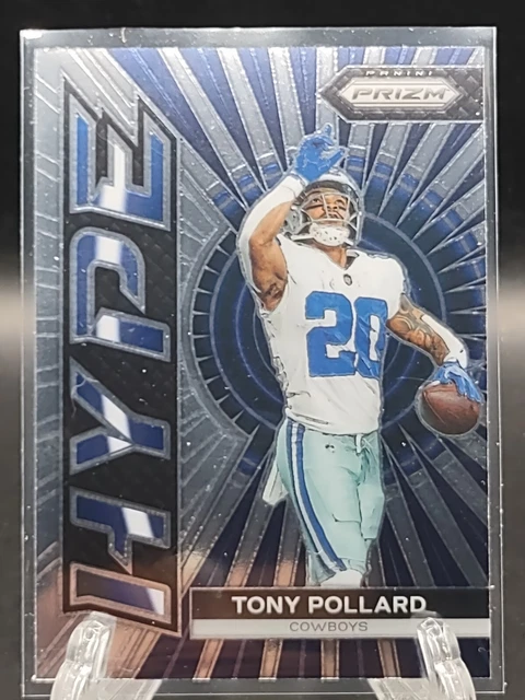 2023 PANINI PRIZM Tony Pollard battage médiatique #H-11 Dallas Cowboys ...