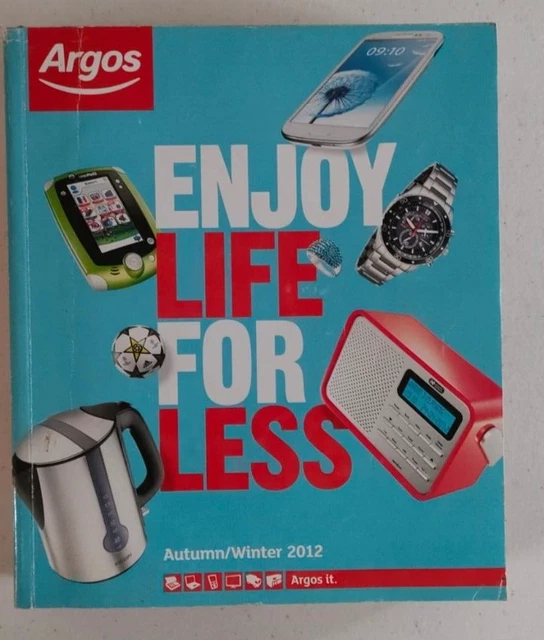 ARGOS CATALOGUE AUTUMN Winter 2012 Rare £35.00 - PicClick UK