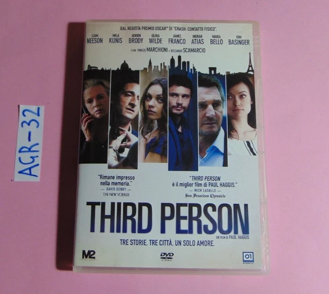 DVD THIRD PERSON Di Paul Haggis Con Adrien Brody James Franco Riccardo ...