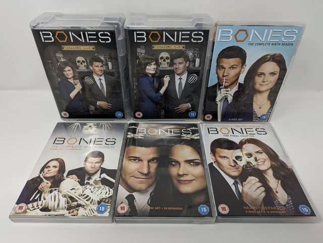 BONES: THE COMPLETE Series 1-12 DVD Box Sets - UK Region 2 EUR 47,91 ...