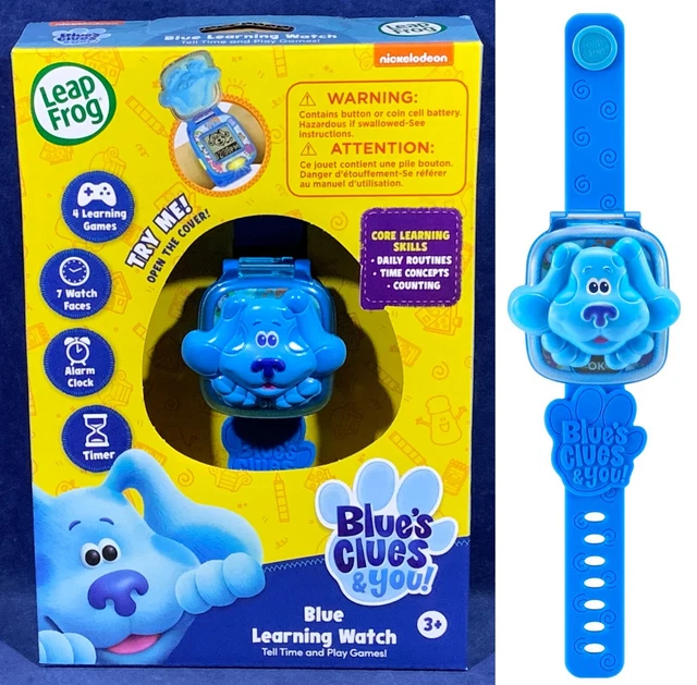 NICKELODEON BLUE’S CLUES & You! Blue Learning Watch By Leap Frog, Ages ...