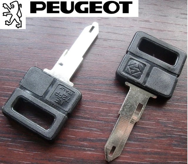 🇫🇷 CLE VIERGE PEUGEOT 205 309 405 1983 98 blank key un-cut _ CLE 205 ...