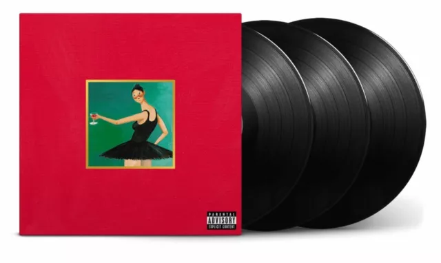 Kanye West My Beautiful Dark Twisted Fantasy 3lp Vinyl Re New And Sealed