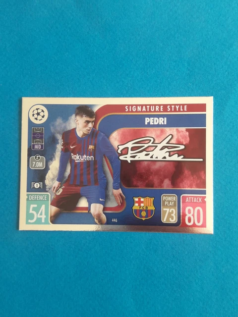 PEDRI TOPPS MATCH Attax 2021-2022 Card Signature N.446 EUR 1,90 ...
