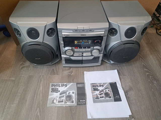 RARE VINTAGE PHILIPS FW-P78 Mini HiFi System 270 Watts Vintage $79.99 ...