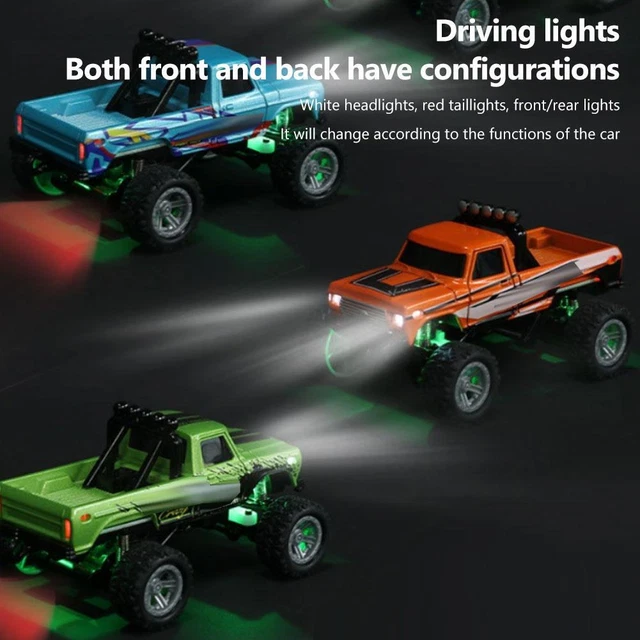 MINI RC-CAR LED Lights Off-road Car Mini Remote Control + Trailer ...