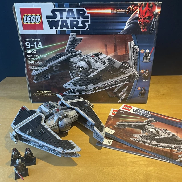 LEGO STAR WARS: Sith Fury-class Interceptor (9500) 100% Complete W ...