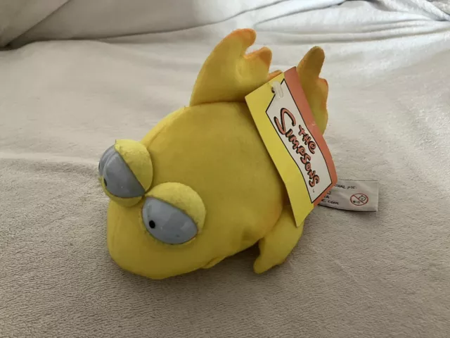 THE SIMPSONS BLINKY The Three-Eyed Fish With Tag Plush Toy Approx 17cm ...