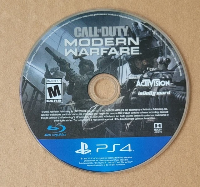 CALL OF DUTY: Modern Warfare 1 - 2019 (Sony Playstation 4/PS4) - DISC ...