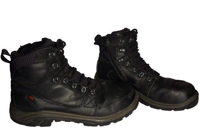 RED WING TRADESMAN 6617 Lace Up Zip Side Waterproof Safety Toe Boots ...