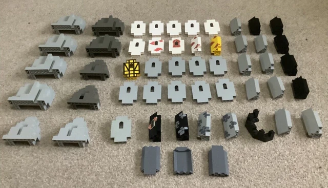 LEGO WALL PANELS Mountains Turret Large Bundle joblot Over 50 items ...